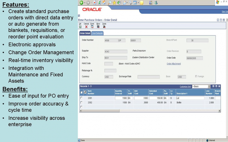 Oracle JD Edwards - Manufacturing Reviews 2025: Pricing & Demo ...